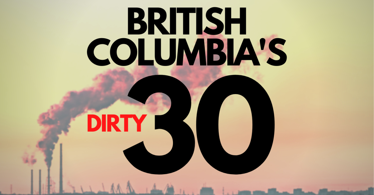 BC’s Dirty 30: The people holding back provincial climate action ...